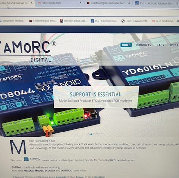 Setting up the YaMoRC YD 8116 switching decoder - dcctrainautomation.co.uk